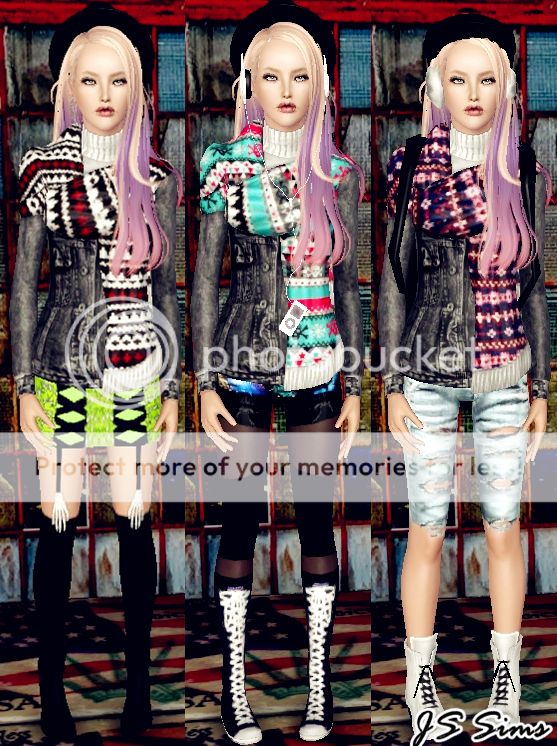 Mod The Sims - WCIF Knee High Converse/Converse boots?