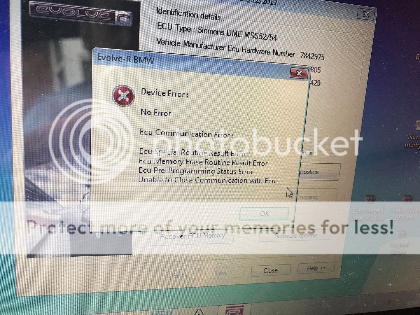 Error codes after flashing ecu | The M3cutters